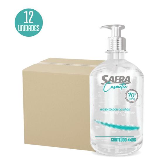 Alcool gel 440 gr 70 safra c/valv cx 12 - Álcool de Limpeza - Magazine ...