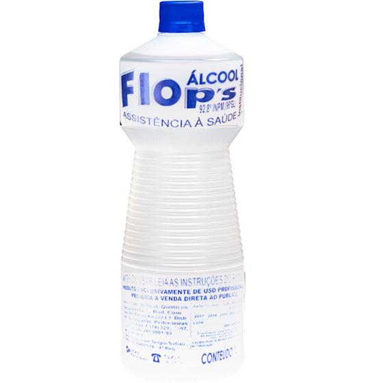 Álcool Líquido Flops 92,8º INPM 1L - Flop's - Álcool de Limpeza ...