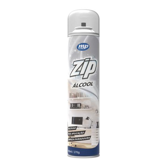 Álcool Spray Zip Clean Multiuso 400ml - MP MY PLACE - Álcool de Limpeza ...