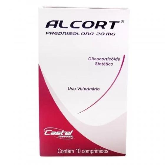 Alcort 20mg C/ 10 Comprimidos - CASTEL PHARMA - Anti-Inflamátório ...