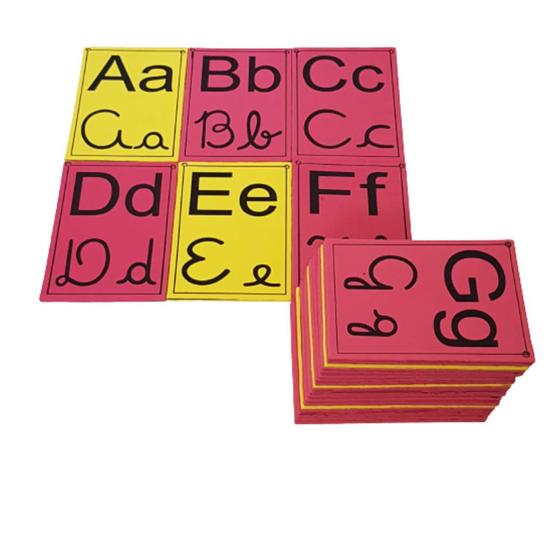 Alfabeto De Parede 4 Formas Letras De Forma E Cursiva Em Eva - Criativa ...