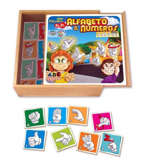 Alfabeto e números em libras - Abc brinquedos - Livros de Literatura ...