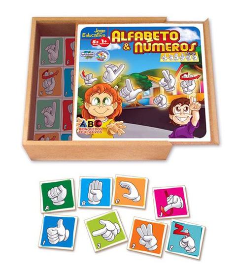 Alfabeto e números em libras - Abc brinquedos - Livros de Literatura ...