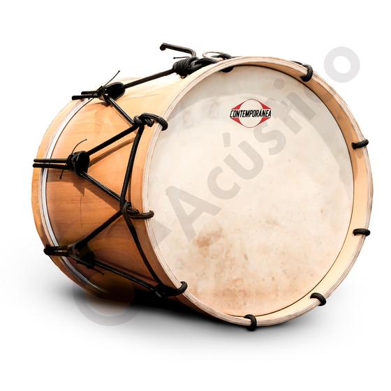 Alfaia Instrumento Contemporânea 16 x 40 Madeira Pele Couro - CONTEMPORANEA - Alfaia para Altar ...