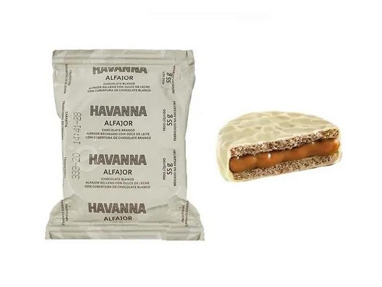 Alfajor Havanna Solito Chocolate Branco com Doce de Leite 55g - Alfajor ...