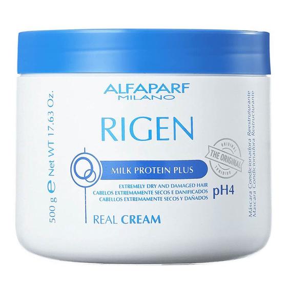 Alfaparf Rigen Milk Protein Plus Máscara Capilar 500g - Máscara Capilar ...