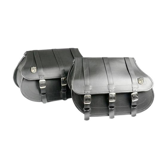 Alforge Bolsa Lateral Para Moto Custom 40 litros Liso Par Tondin Forza ...