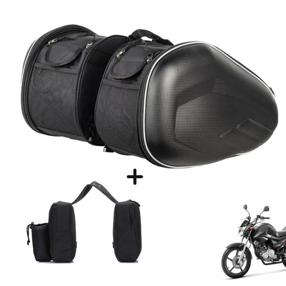 Alforge para motos 58L lateral universal + mala tanque moto - BASLU ...