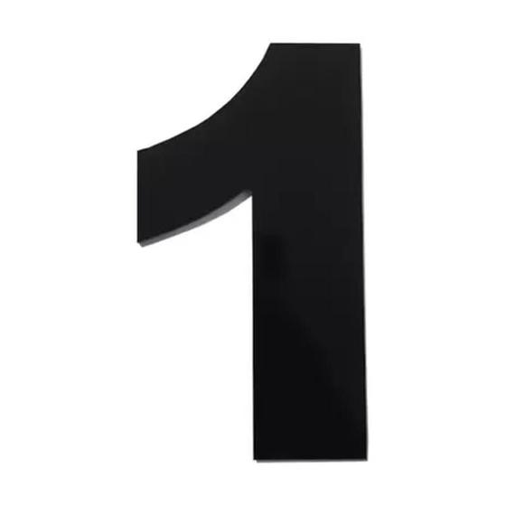 Algarismo Grande 1 Numeral 185mm Preto 685-1 - Numeral Ind - Letras e ...