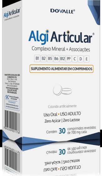 Algi Articular c/ 30 Comprimidos - Dovalle - Medicamentos - Magazine Luiza