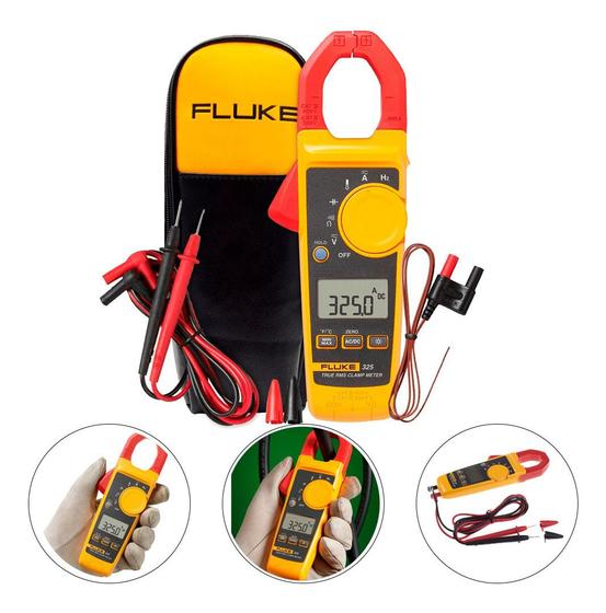 Alicate Amperimetro 400a 600v Ac/dc Cat Iii - 325 Fluke - Alicate ...
