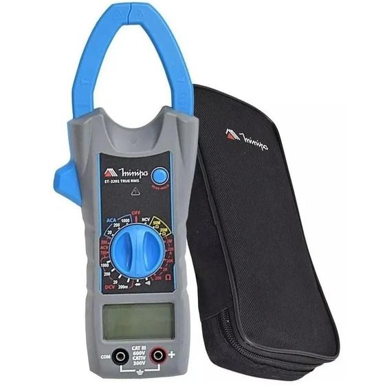Alicate Amperímetro Digital Cat Iv 300v Et 3201a Minipa Alicate