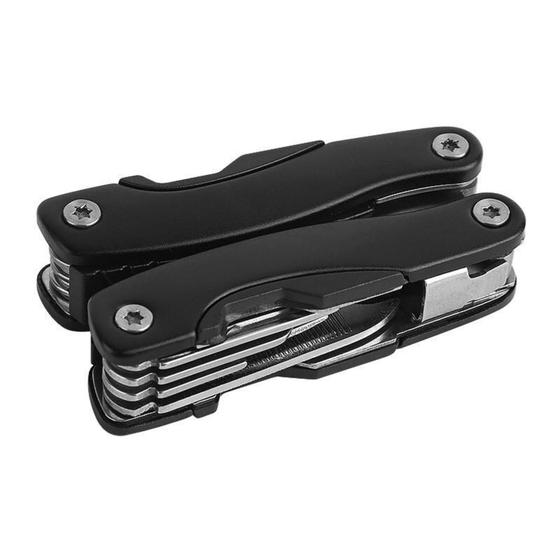 Alicate Canivete Grande Multifuncional Camping 9 em1 Aço Inox Com ...