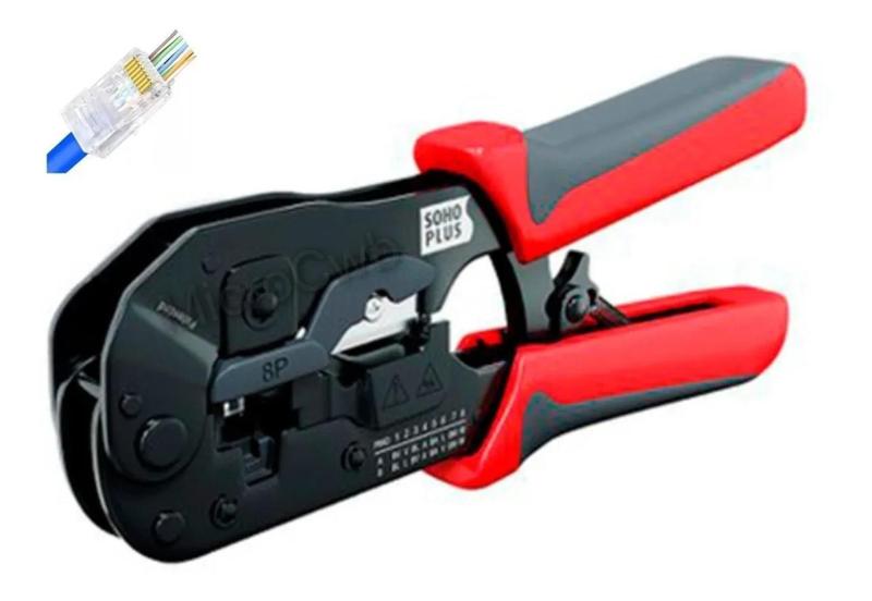 Alicate De Crimpagem Furukawa Rj-45 Cat5e/cat6 Soho Plus - Alicate de ...