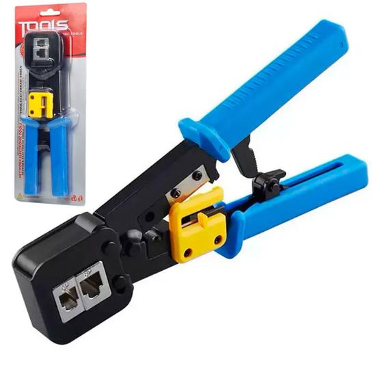 Alicate de crimpar rj45 e rj12 vazado - EZCRIMP - Alicate de Crimpar ...