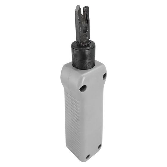 Alicate de Impacto Punch Down de Rede Cinza escuro s/ regulagem HY324B ...