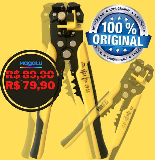 Alicate Descascador De Fios Decapador Crimpador Profissional Corte e ...