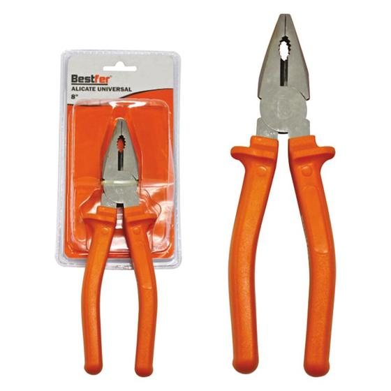 Alicate Universal 8 Polegadas Profissional AÇO Polido - Bestfer ...