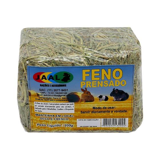 Alimento Jaal Feno Prensado para Roedores 200 g - Outros Pets ...