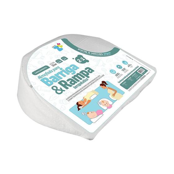 Almofada Para Barriga E Rampa Terapêutica Anti Refluxo Bebê Fibrasca ...