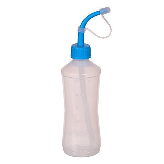 Almotolia Translúcida Bico Curvo Azul com Cânula - Jprolab - J prolab ...