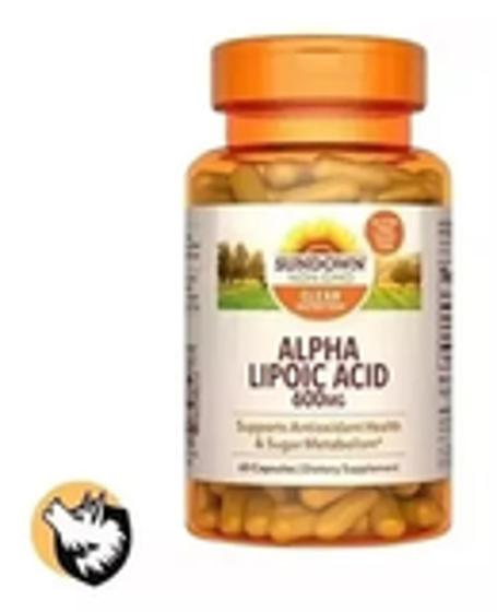 Alpha Lipoic Acid 60UN - Sundown - SUPLEMENTO ALIMENTAR - Fitoterápicos ...