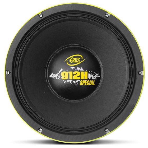 Alto Falante Médio Grave Eros E-912 H Special 12 Polegadas 900W RMS 6 Ohms Bobina Simples Mid ...