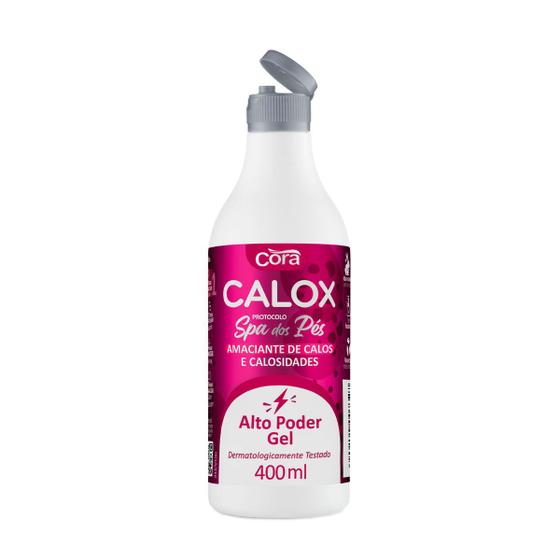 Amaciante de Cutículas e Calosidades Calox Gel Spa dos Pés Cora 400ml ...