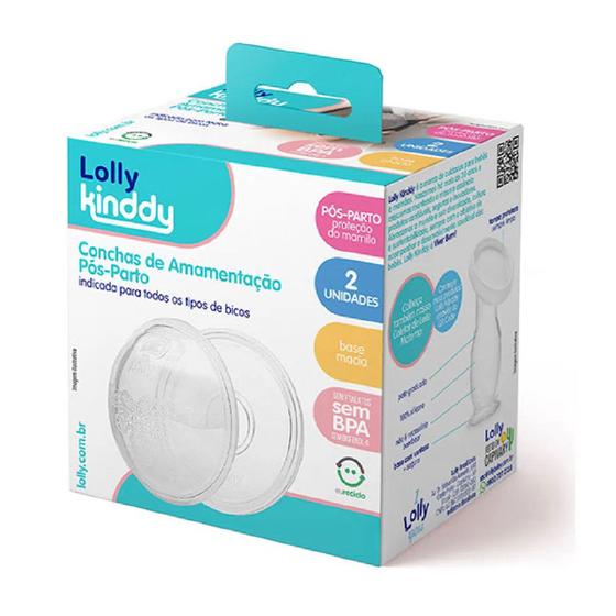 Amamentação Concha Antiempedramento Lolly Pós-parto 2 Uni - Baby Lolly ...