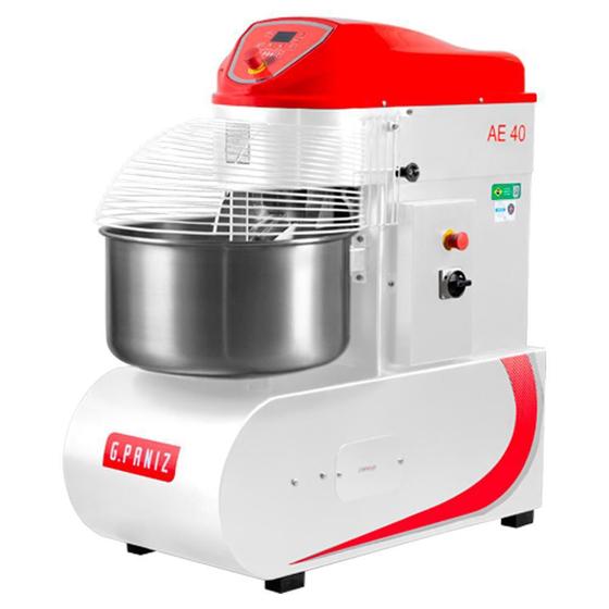 Amassadeira Espiral 40Kg AE40G2 2 Velocidades Trifásica G.Paniz ...
