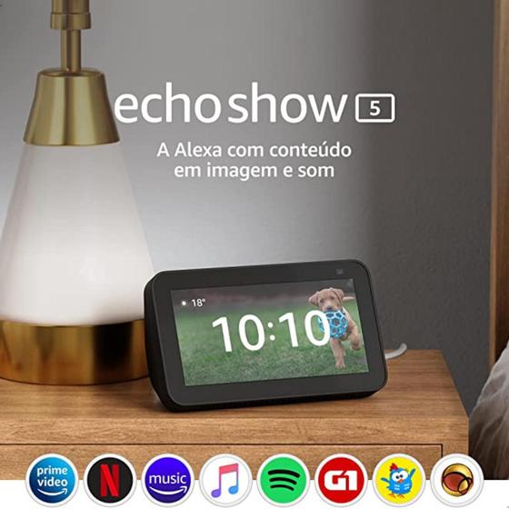 Amazon Echo Show 5 Alexa, Branca - Smart Display - Magazine Luiza