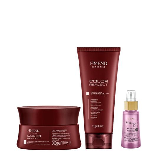 Amend Expertise Color Reflect Masc 300ml + Leave-in 180ml + Millenar ...