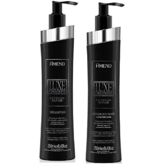 Amend Kit Luxe Creations Extreme Repair Shamp + Cond 250ml - Kit de ...