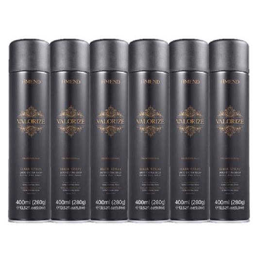Amend Valorize Hair Spray Fixador Ultra forte 400ml 6 unidades ...