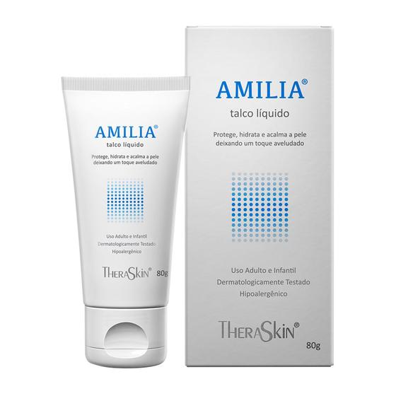 Amilia TheraSkin Talco Líquido 80g - Talco para Bebê - Magazine Luiza