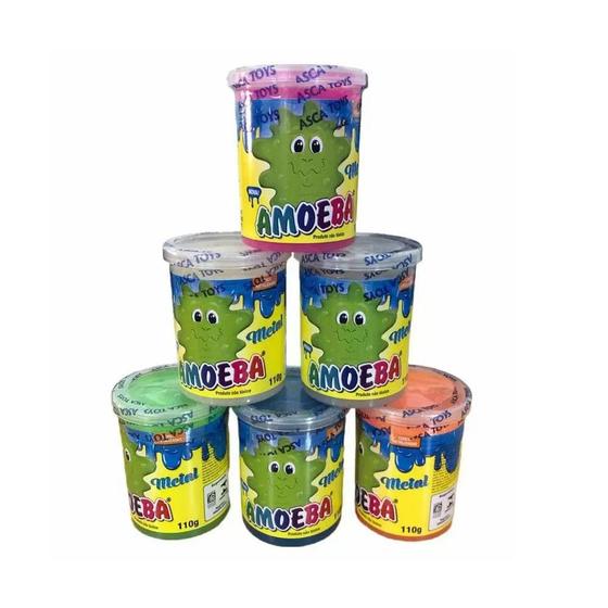 Amoeba Metal Display com 24 Unidades Sortido - Bh Toys - Slime / Amoeba ...
