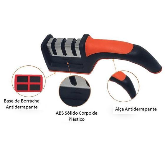 Amolador De Facas Tesouras Profissional 3 Fases - Western - Afiador ...