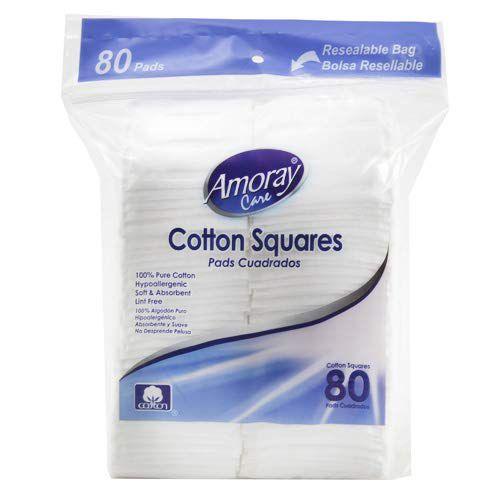 Amoray quadrado de algodão puro para cuidados com o bebê e cuidados com ...