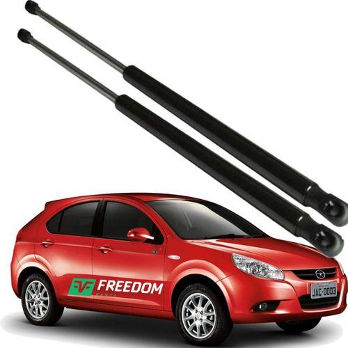 Amortecedor do porta mala jac j3 hatch 2011 á 2016 kit c/2 unidades ...