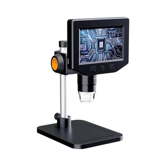 Ampliação 1000X 4,3 Polegadas 1080P Câmera Microscópica Digital Com 8 ...