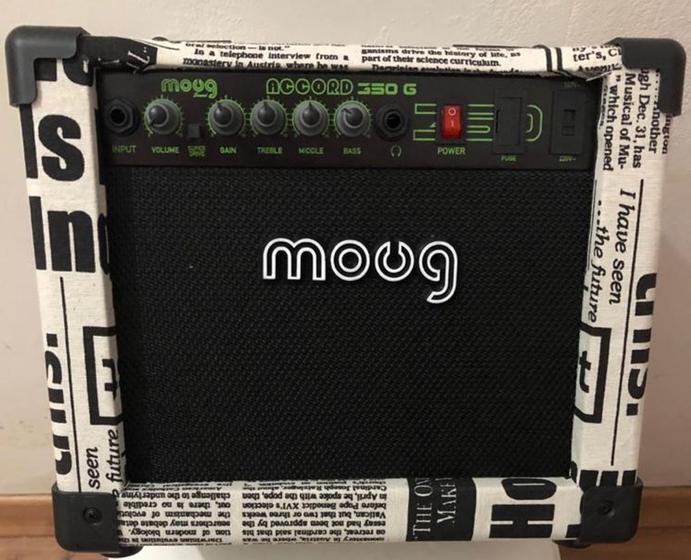 Amplificador guitarra para estudo 25watts jornal - MOUG SOUND - Amplificador de Guitarra ...
