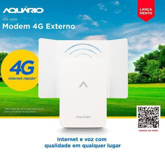 Amplificador Modem Externo 4g Wifi Cpe-4000 Aquario - Mini Modem ...