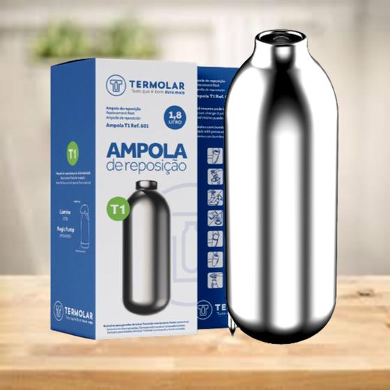 Ampola De Reposição 1,8 Litro Para Garrafa Térmica Termolar - Ampola de ...