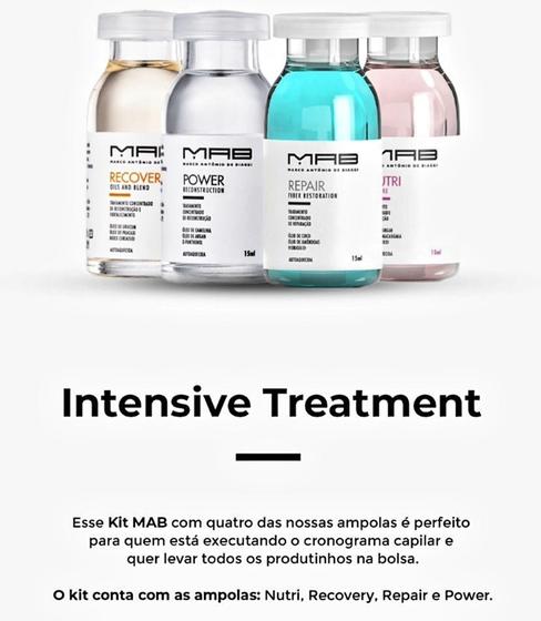 Ampolas de tratamento MAB - Ampola Capilar - Magazine Luiza