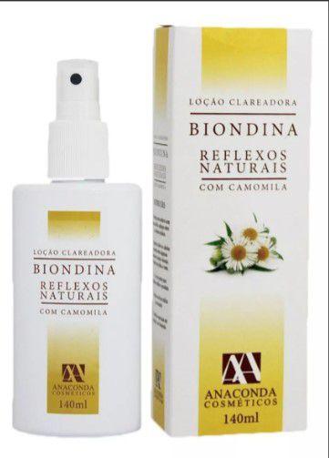 Anaconda - Biondina Plus Pump Clareador Natural a base de Camomila 140 ...