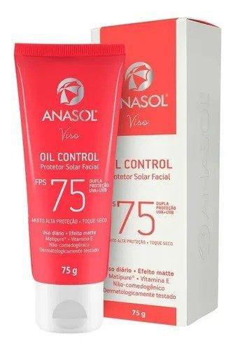 Anasol Protetor Solar Oil Control FPS75 60G - Protetor Solar Facial ...