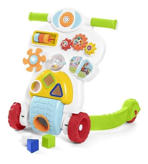 Andador Infantil Bebê Piloto Com Som Luz Educativo Branco - Tateti ...