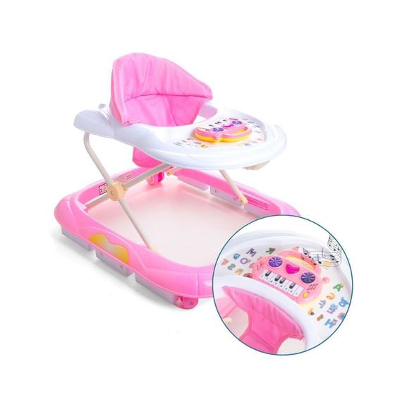 Andador Infantil Didático Interativo Atividades Musical Pianinho Baby ...