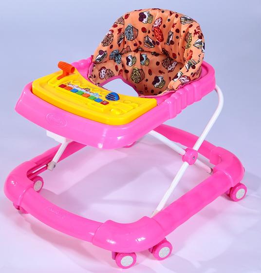 Andador musical superluxo infantil rosa jumbobaby - Andador Infantil ...