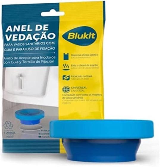 Anel De Vedação Blukit Com Guia Para Vaso Sanitário 340102 - BLUKIT ...